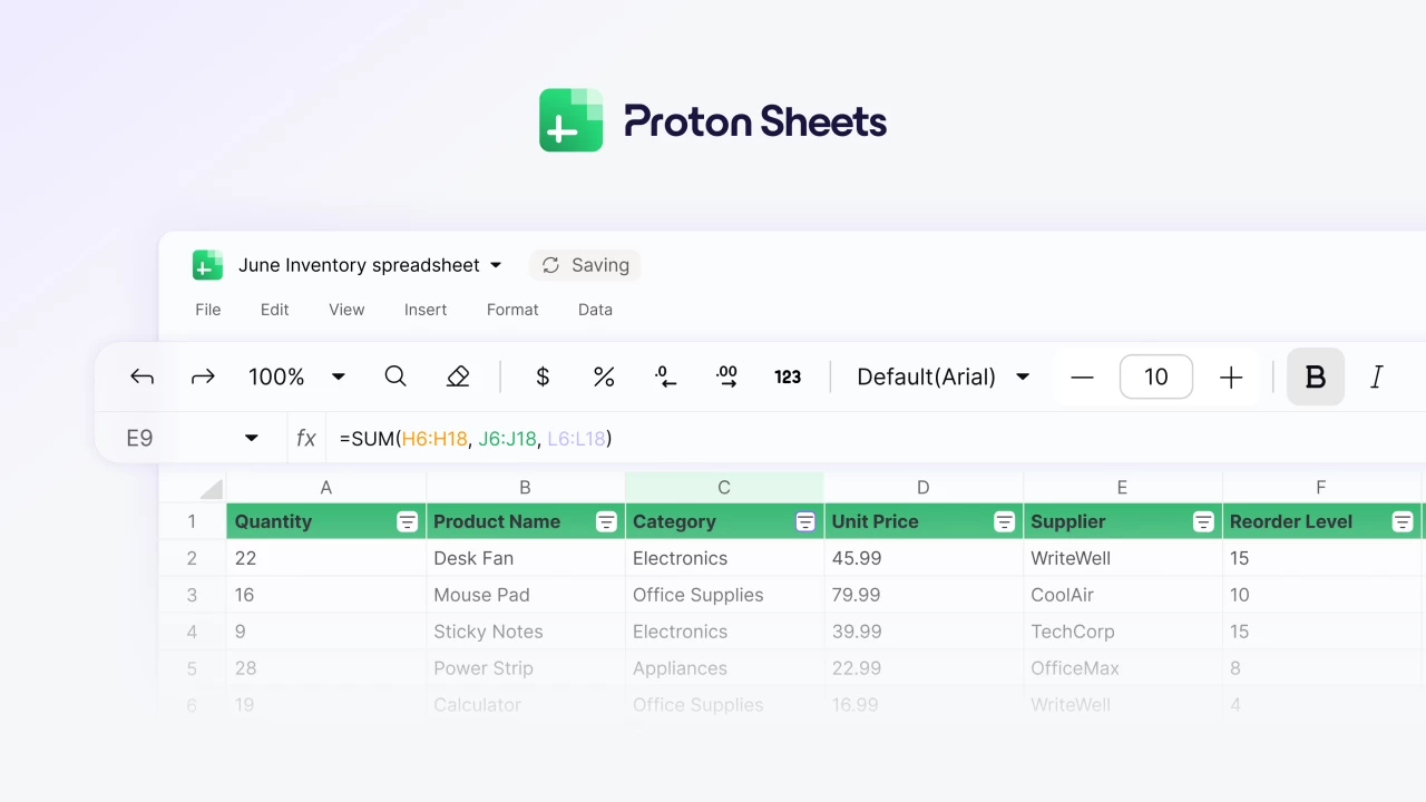Proton launches Sheets, its encrypted alternative to Excel and Google ...