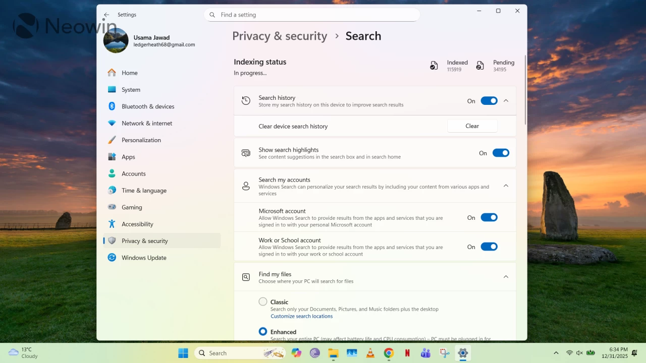 Indexing in Windows 11 can make File Explorer and Search much faster ...