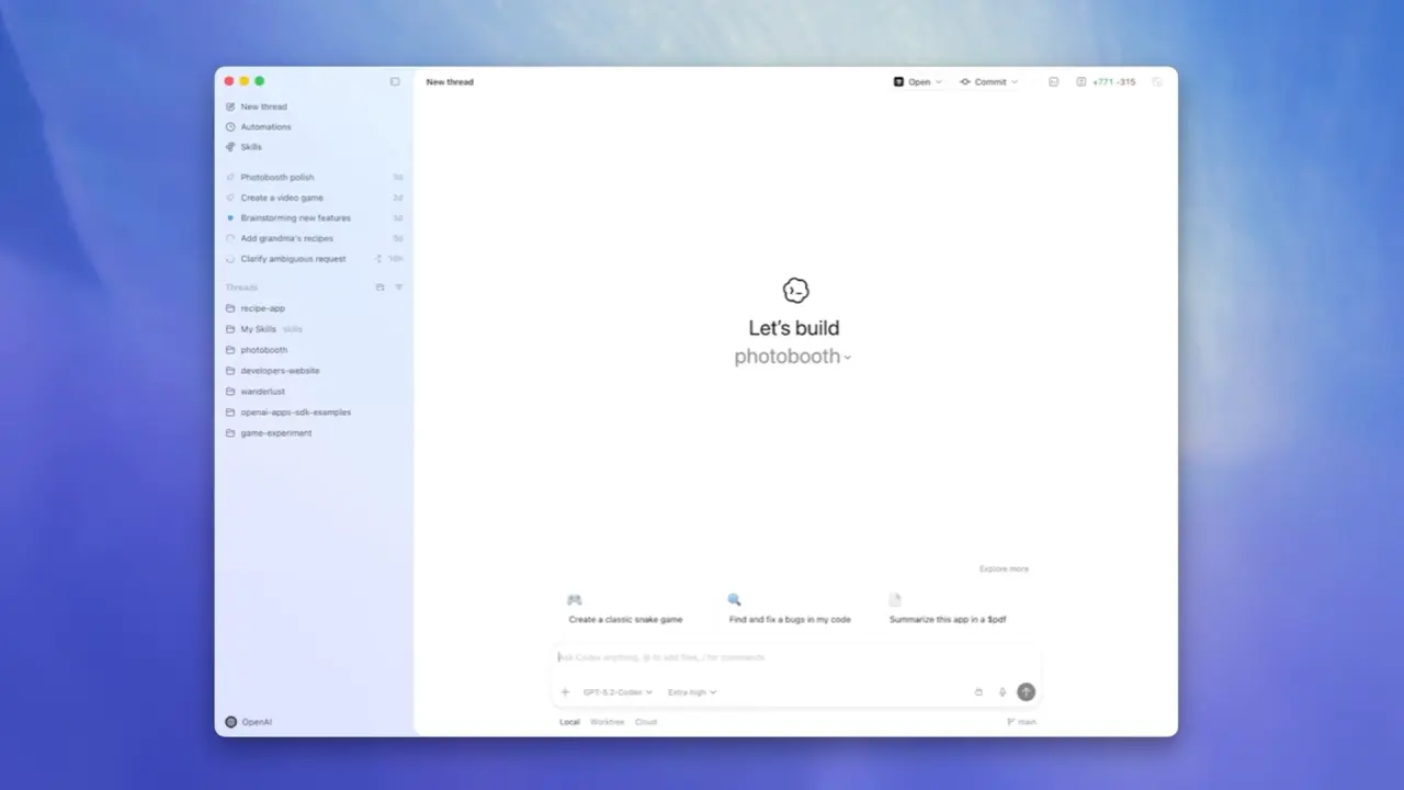 OpenAI releases Codex AI coding app for macOS - Neowin