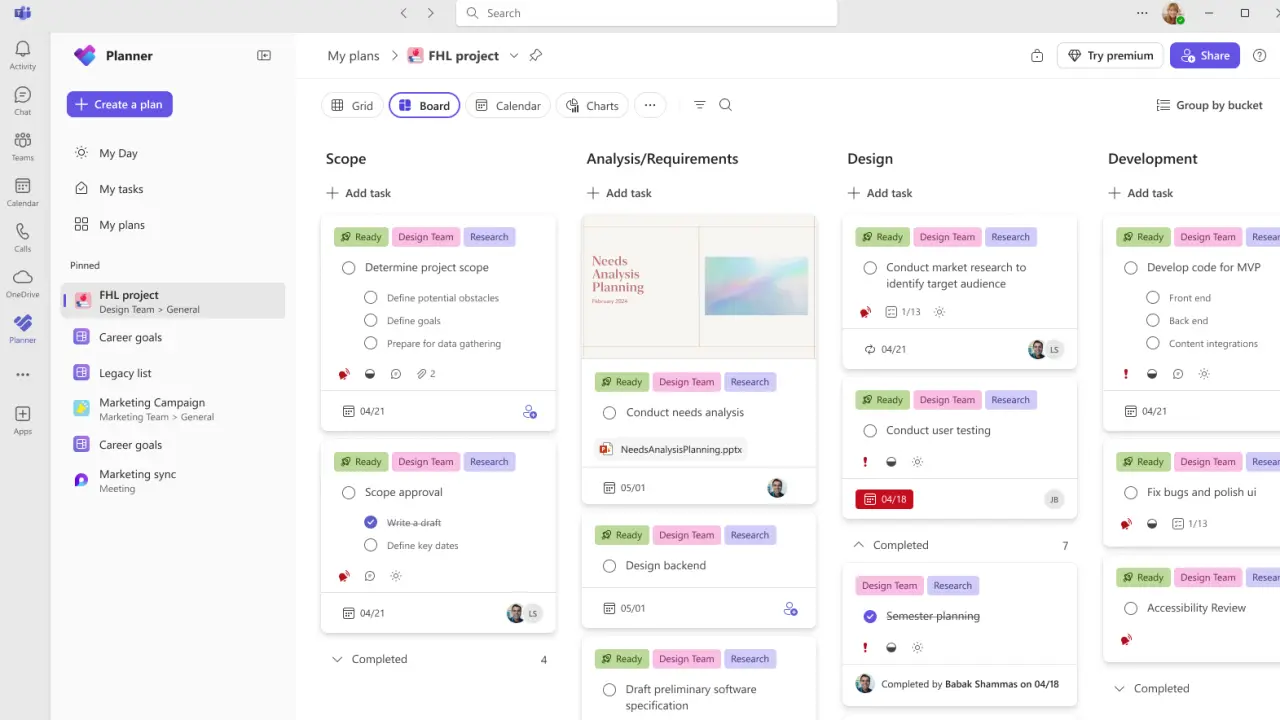 Microsoft refreshes Planner with new design and features, users have ...