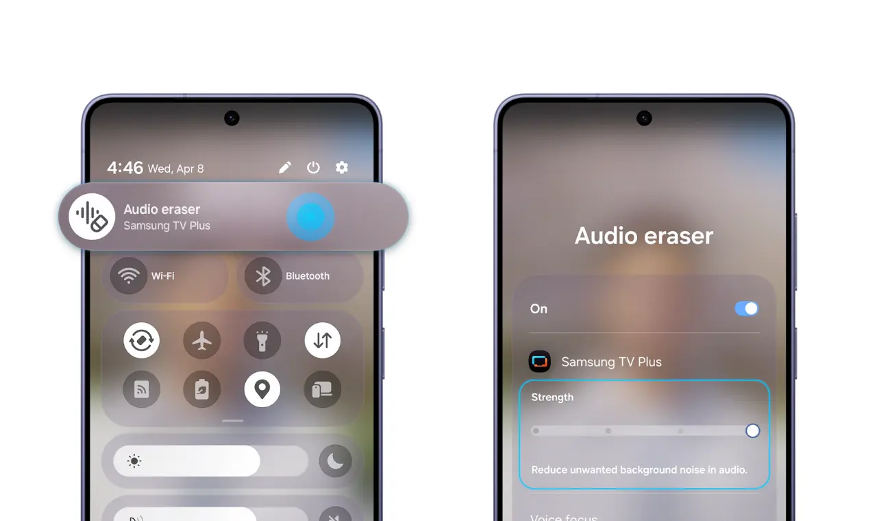 Samsung evolves Audio Eraser into real-time sound control on Galaxy S26 ...