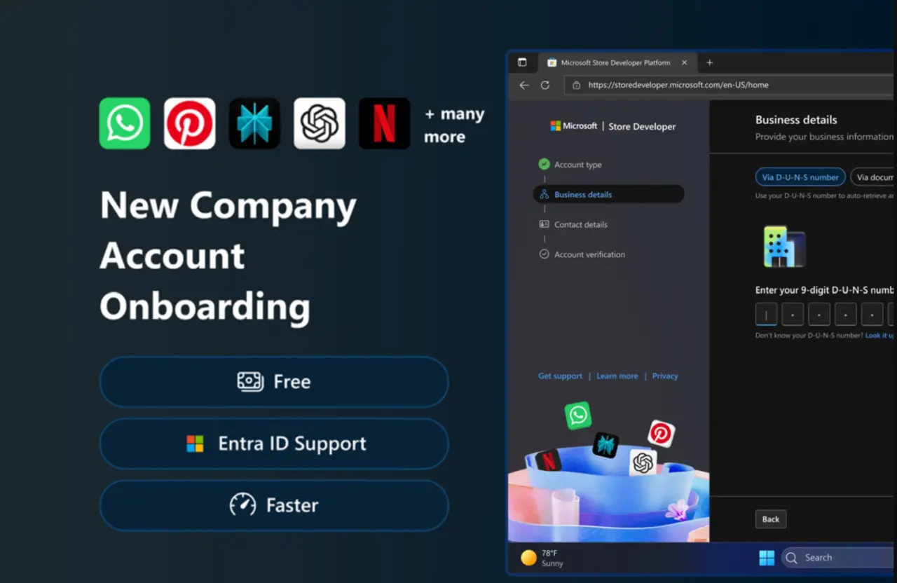 Microsoft makes company developer accounts free for the Microsoft Store ...